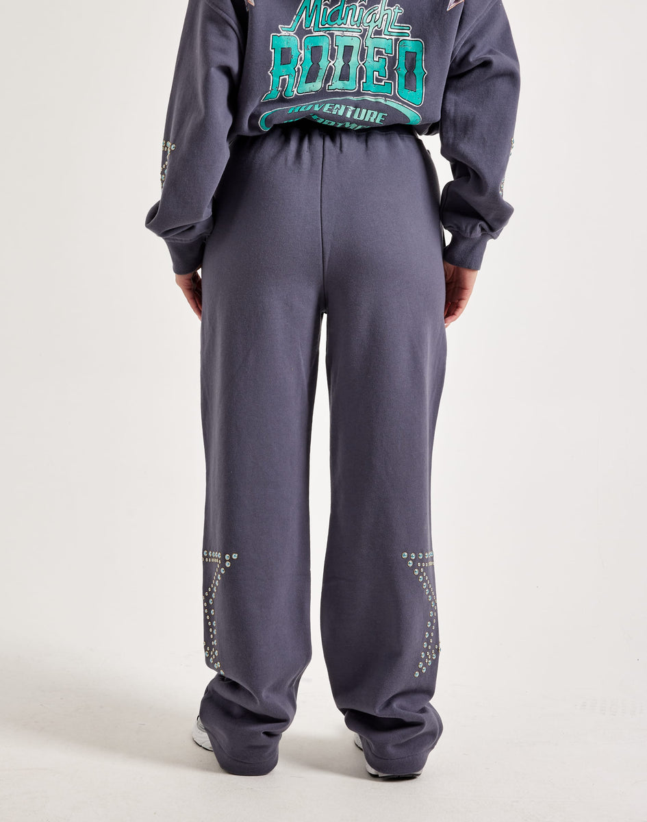 First Row Washed Wide Fleece Pants – DTLR