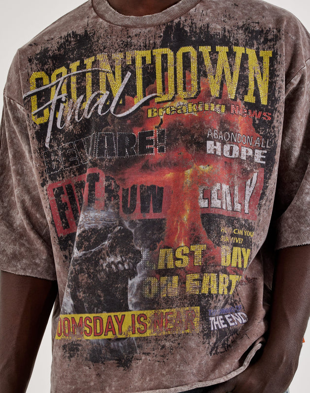 First Row Countdown Rhinestone Tee – DTLR