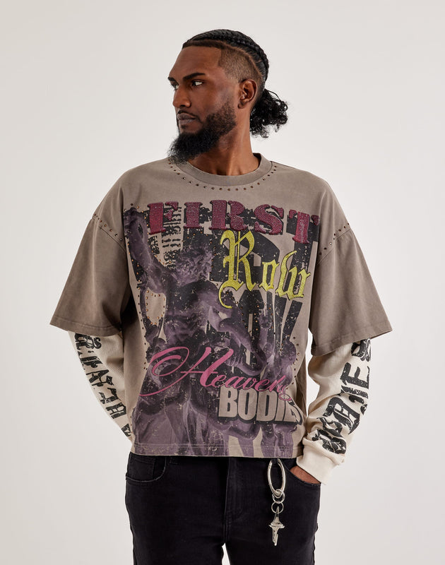 First Row Heaven Bodies Long-Sleeve Layered Tee – DTLR