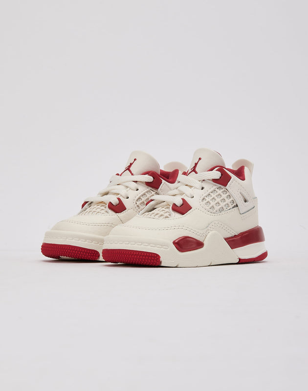 Jordan Air Jordan 4 Retro 'Pale Ivory and Tough Red' Toddler – DTLR