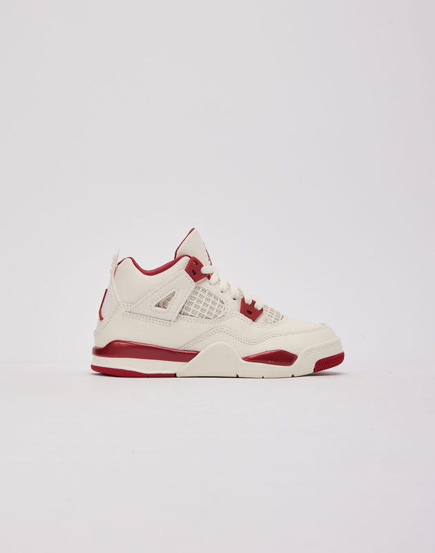 Jordan Air Jordan 4 Retro 'Pale Ivory and Tough Red' Pre-School – DTLR