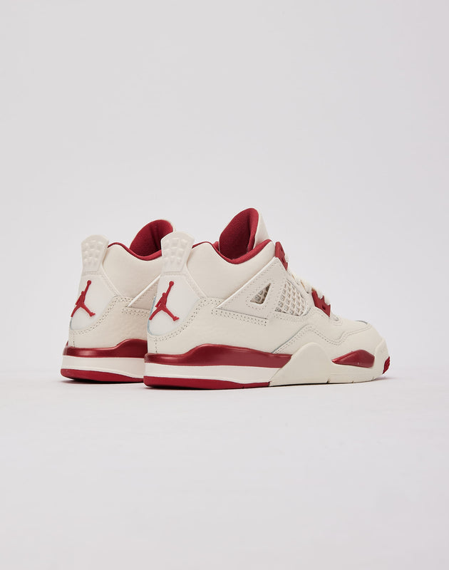 Jordan Air Jordan 4 Retro 'Pale Ivory and Tough Red' Pre-School – DTLR