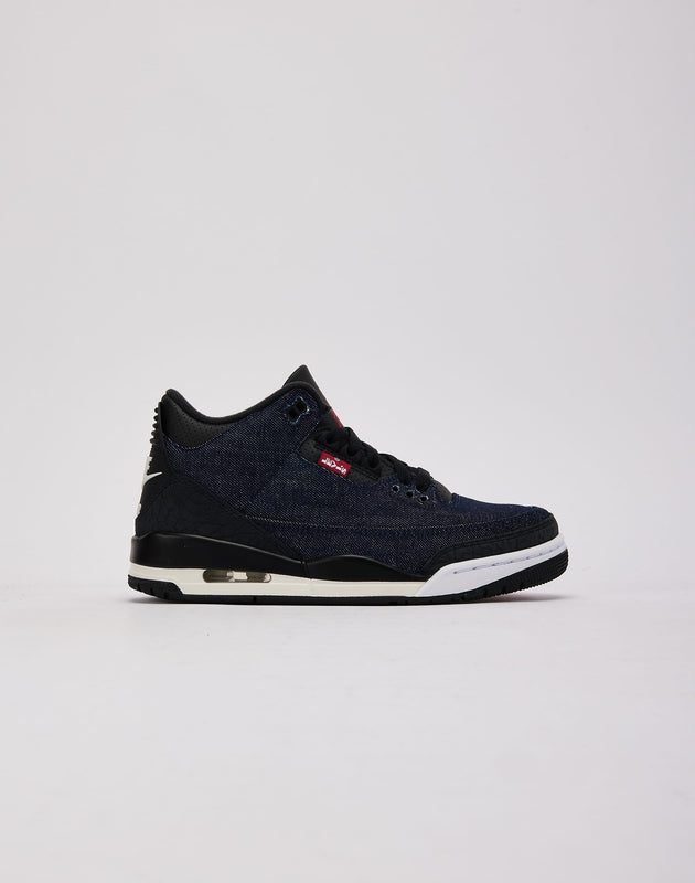Jordan Air Jordan 3 Retro x Levi's 'Indigo and Gym Red' Grade-School – DTLR