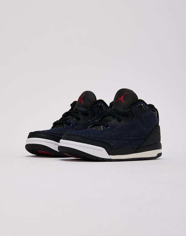 Jordan Air Jordan 3 Retro x Levi's 'Indigo and Gym Red' Pre-School – DTLR