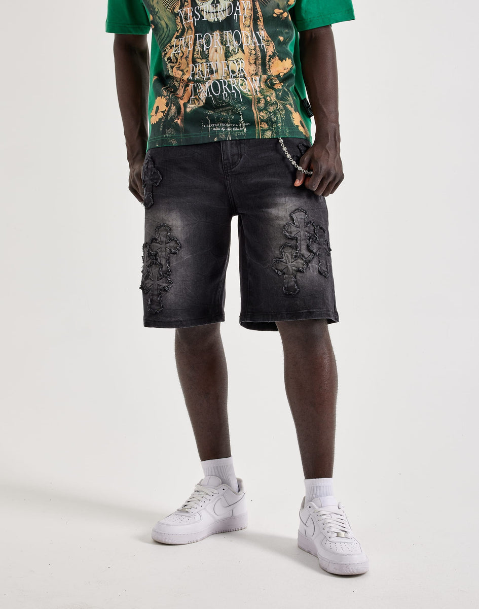 Kilogram Cross Chain Denim Shorts – DTLR