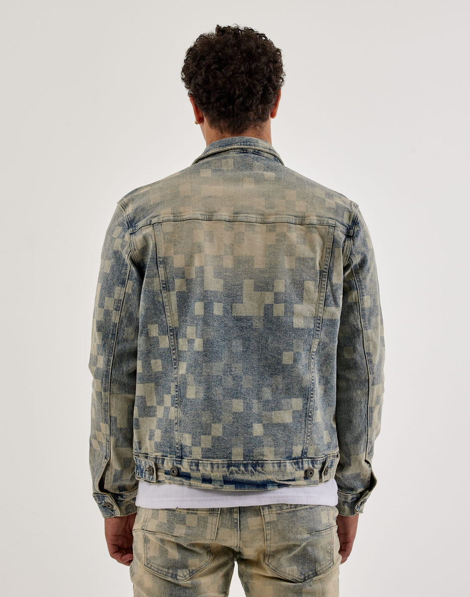 Kloud 9 Checkered Denim Jacket – DTLR