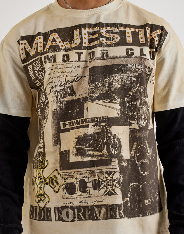 Majestik Motor Club Long-Sleeve Twofer Shirt – DTLR