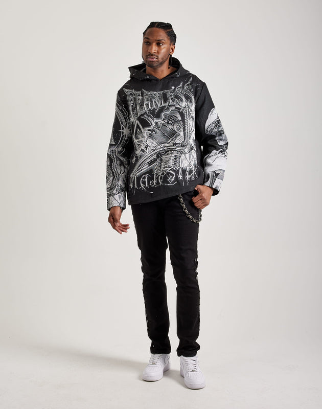 Majestik Fearless Face Tapestry Hoodie – DTLR