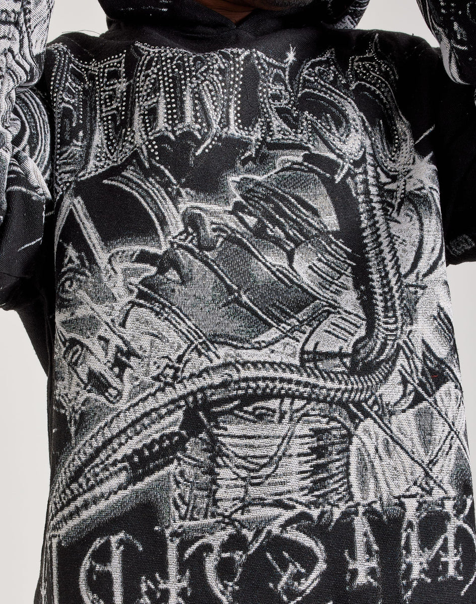 Majestik Fearless Face Tapestry Hoodie – DTLR