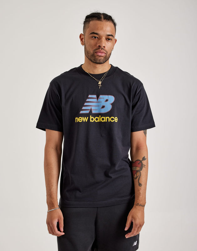 New Balance Stacked Logo Tee – DTLR