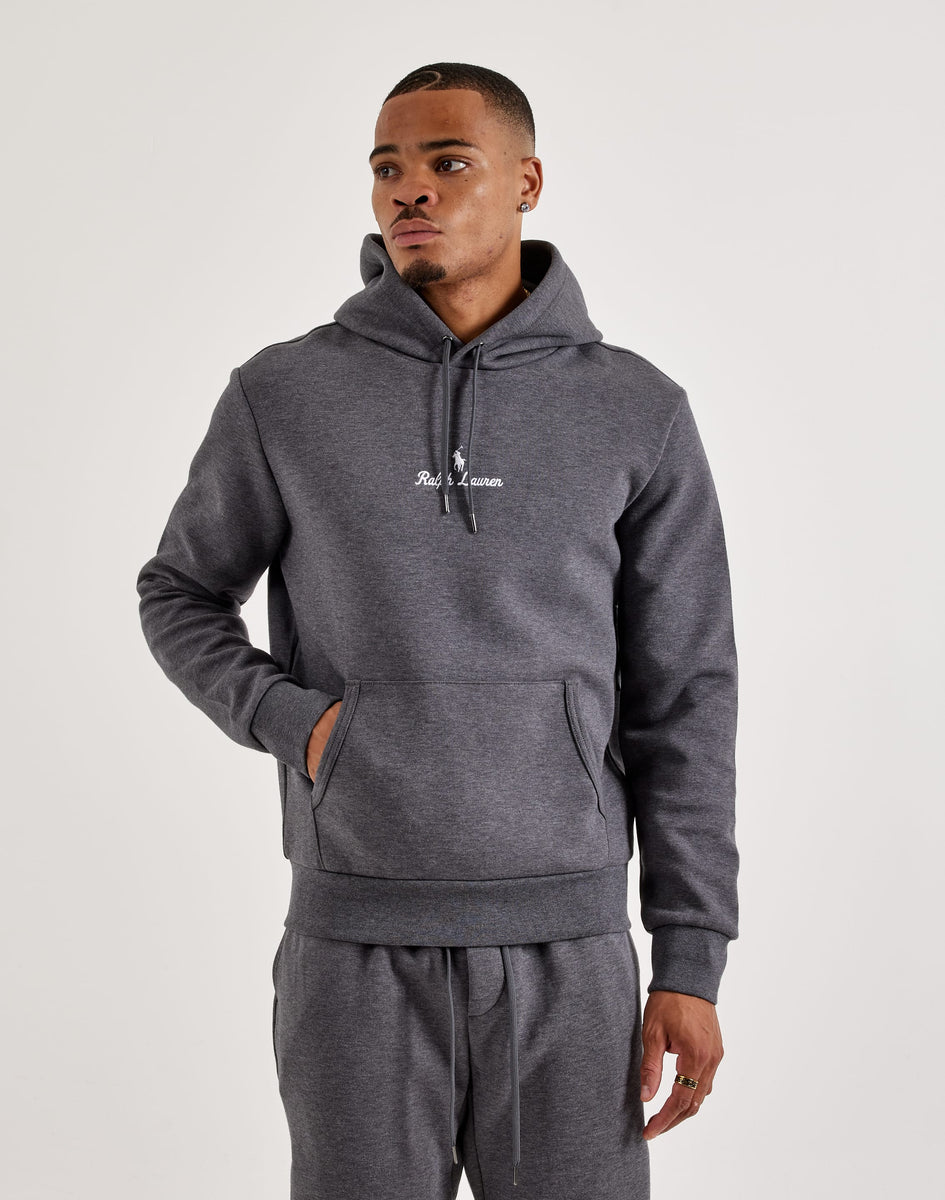 Polo Ralph Lauren Logo Double-Knit Fleece Hoodie – DTLR