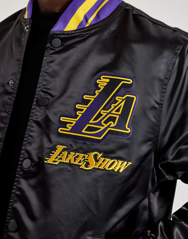 Pro Standard NBA Los Angeles Lakers City Edition Satin Varsity Jacket ...