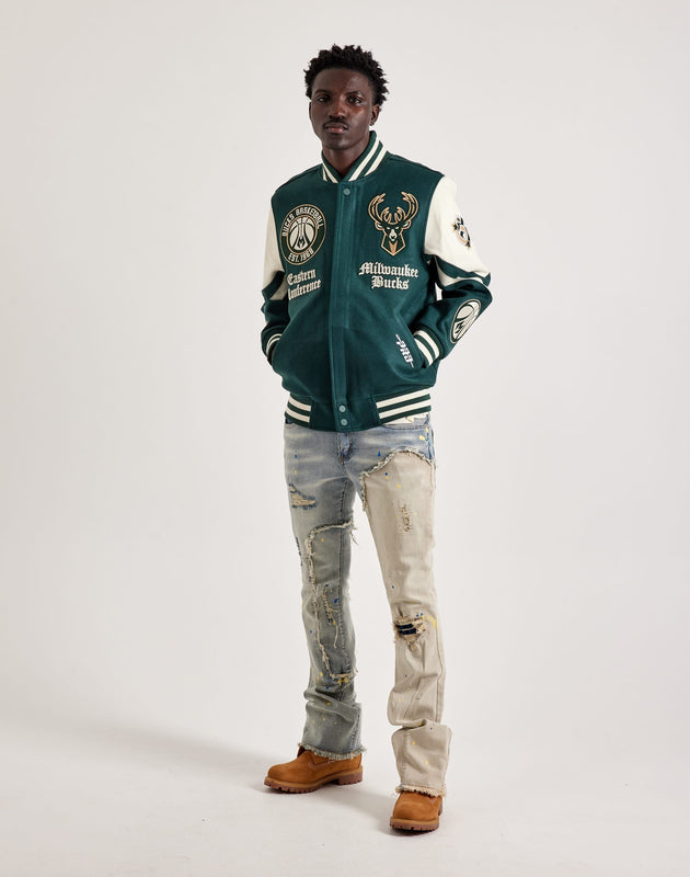Pro Standard NBA Milwaukee Bucks Varsity Jacket – DTLR