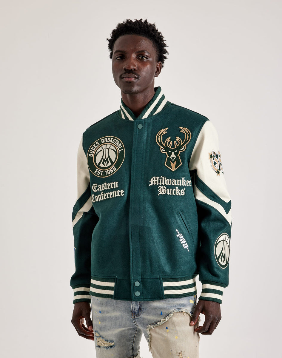 Pro Standard NBA Milwaukee Bucks Varsity Jacket – DTLR