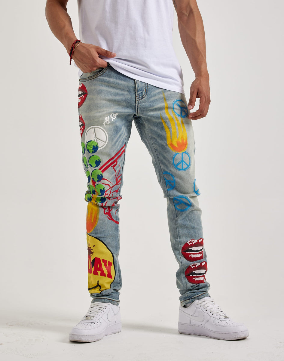 Embellish Nyc Graphic Denim Jeans – DTLR