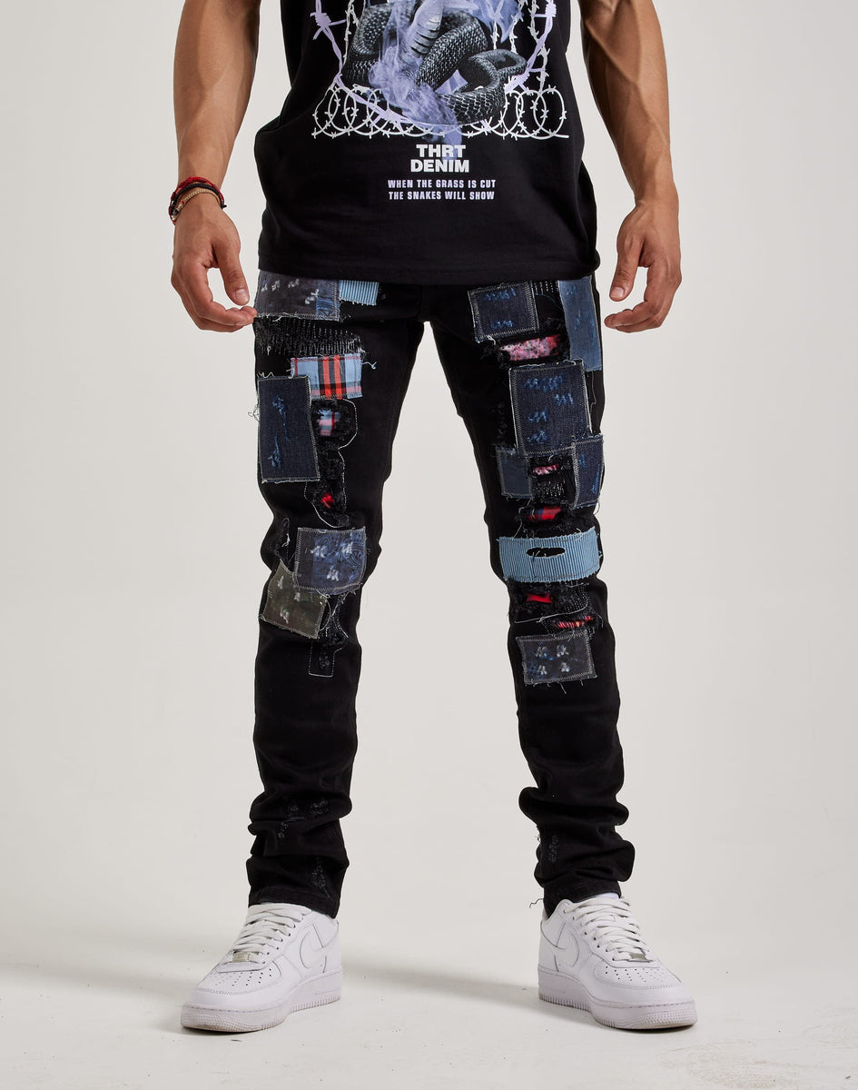 Embellish Nyc Patchwork Denim Jeans – DTLR