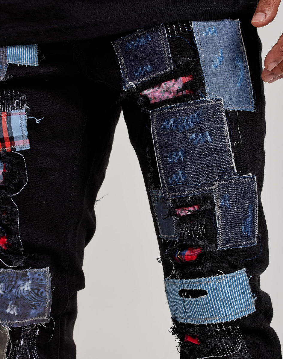 Embellish Nyc Patchwork Denim Jeans – DTLR