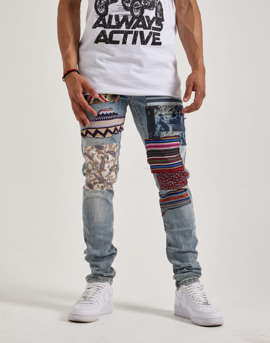 Embellish Nyc Patchwork Denim Jeans – DTLR
