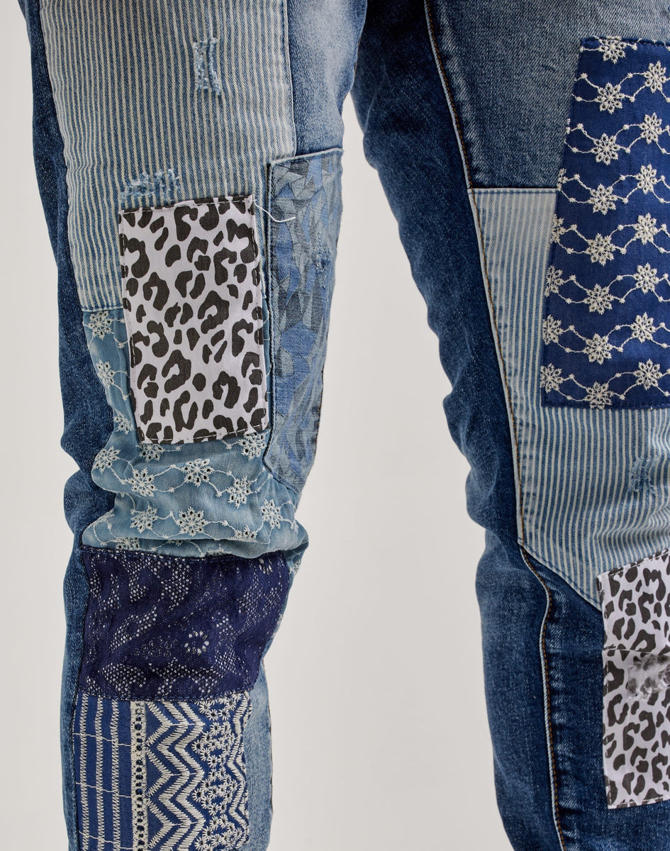 Embellish Nyc Patchwork Denim Jeans – DTLR