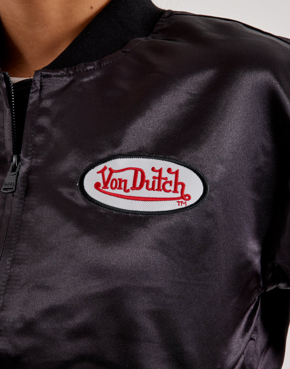 Von Dutch Satin Flight Jacket – DTLR