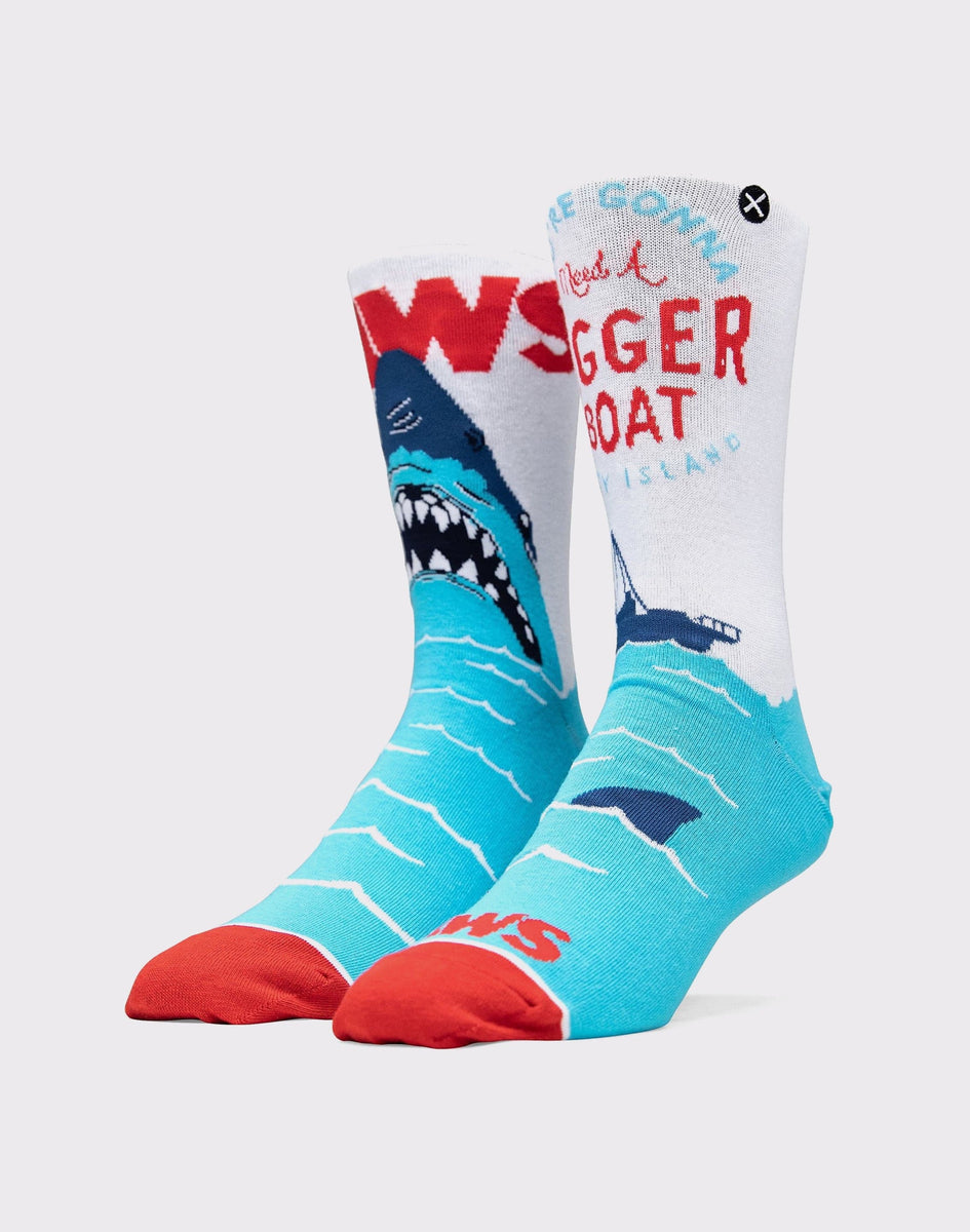 Odd Sox Jaws Bigger Boat Crew Socks – DTLR