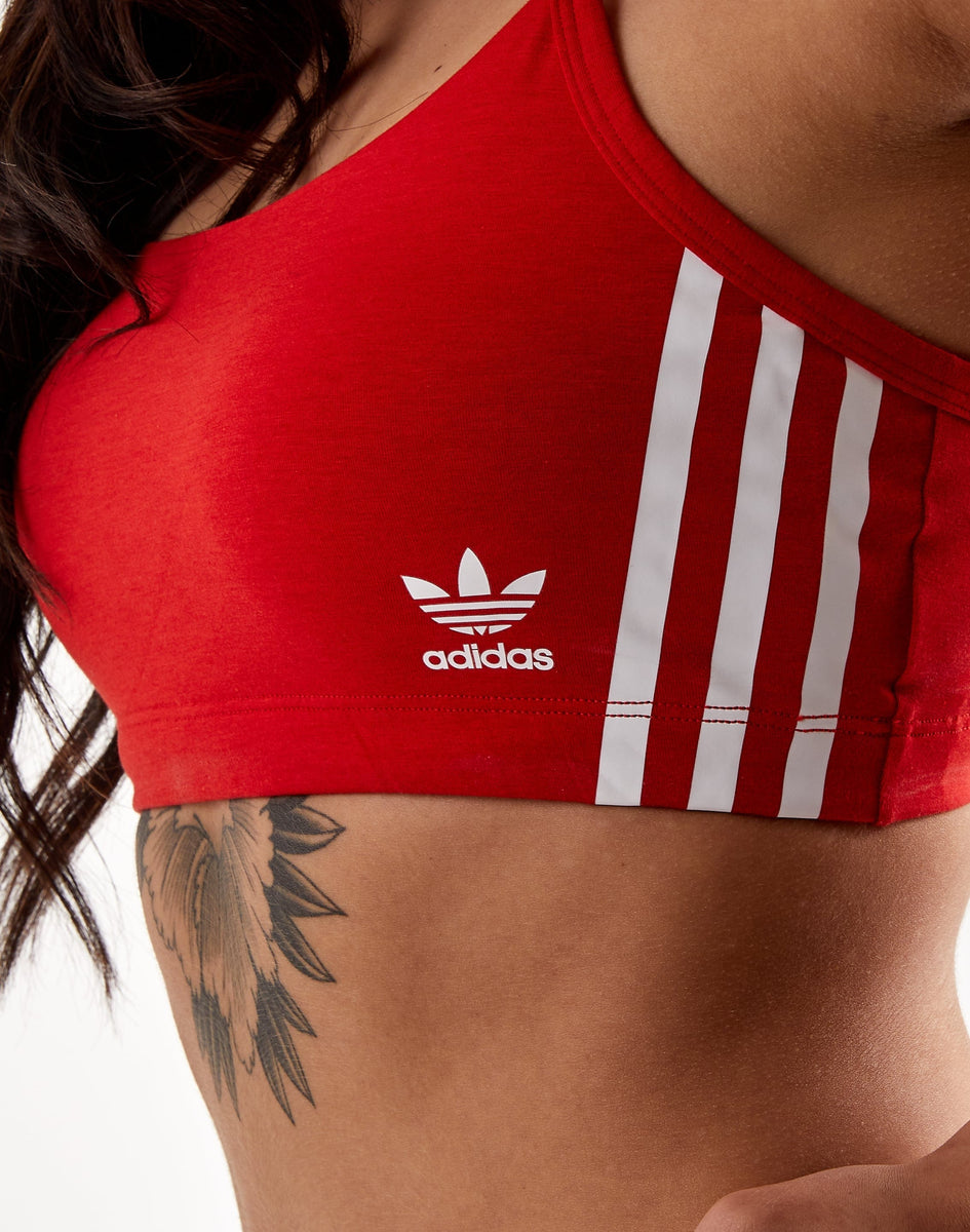 Adidas Stripe Scoop Bralette – DTLR