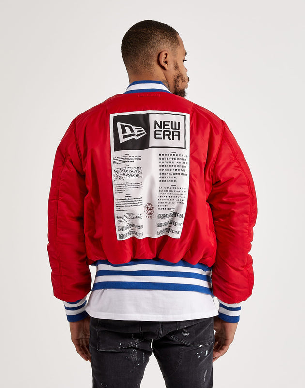 Alpha Industries MA-1 Reversible Buffalo Bills Bomber Jacket – DTLR