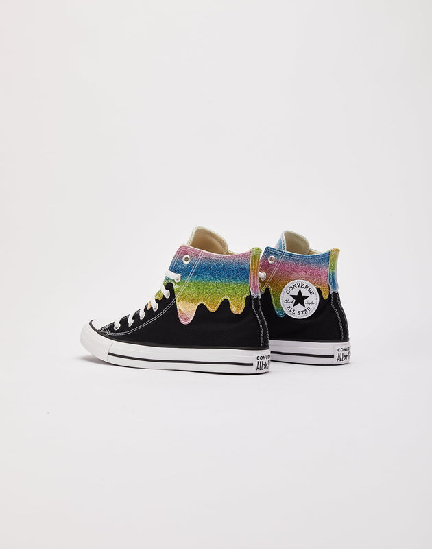 Converse Chuck Taylor All Star HI Glitter Drip Grade-School – DTLR