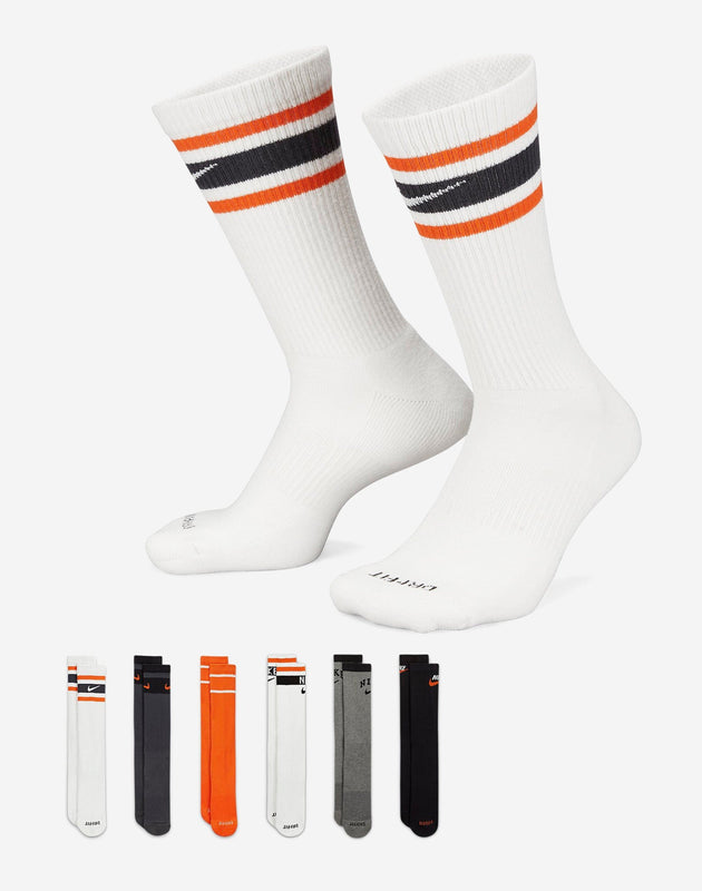 Nike Everyday Cushioned Crew Socks 6-Pack – DTLR