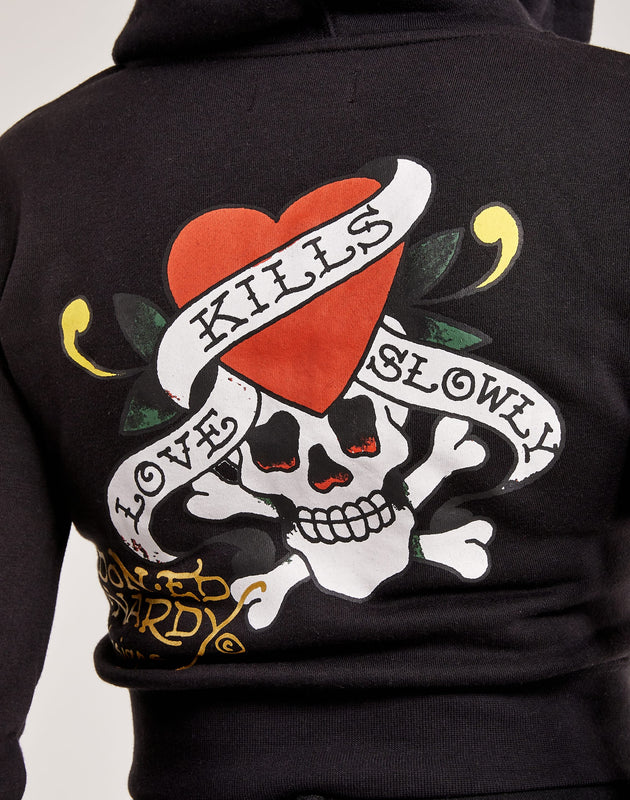 Ed Hardy Skull Full-Zip Fleece Hoodie – DTLR