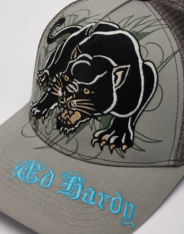 Ed Hardy Crouching Panther Trucker Hat – DTLR