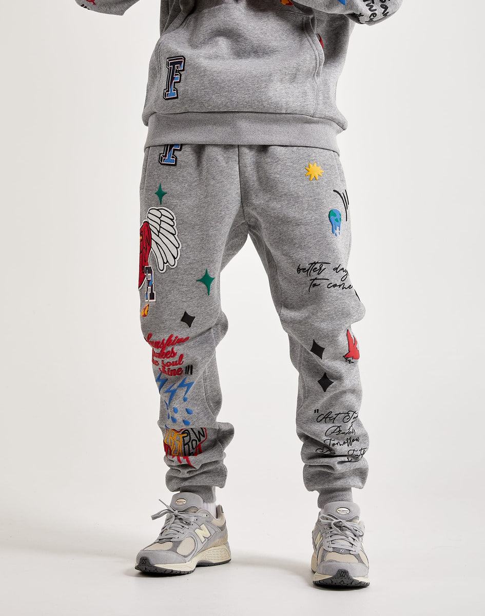 First Row Flying Heart Fleece Pants – DTLR