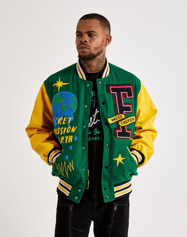First Row Globe Varsity Jacket – DTLR
