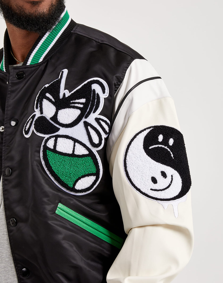 First Row Seek Inner Peace Varsity Jacket – DTLR