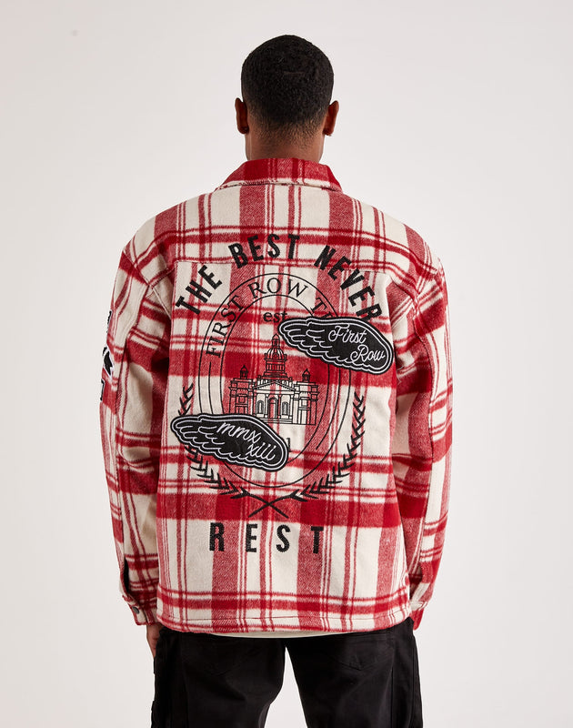 First Row Plaid Woven The Best Never Rest Jacket – DTLR