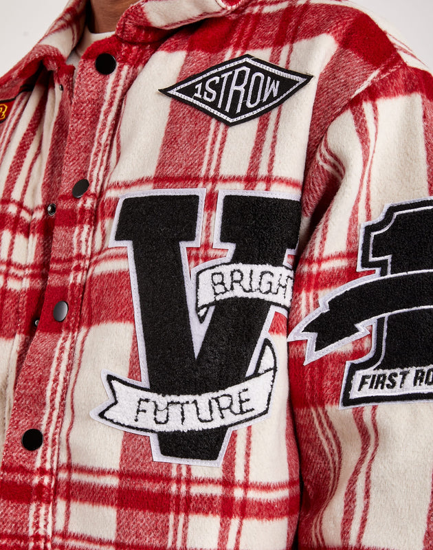 First Row Plaid Woven The Best Never Rest Jacket – DTLR