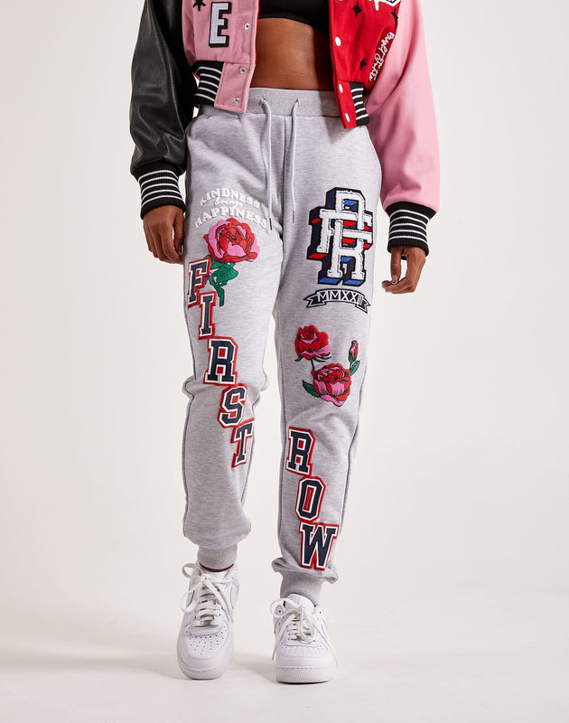 First Row Flower Power Fleece Joggers – DTLR