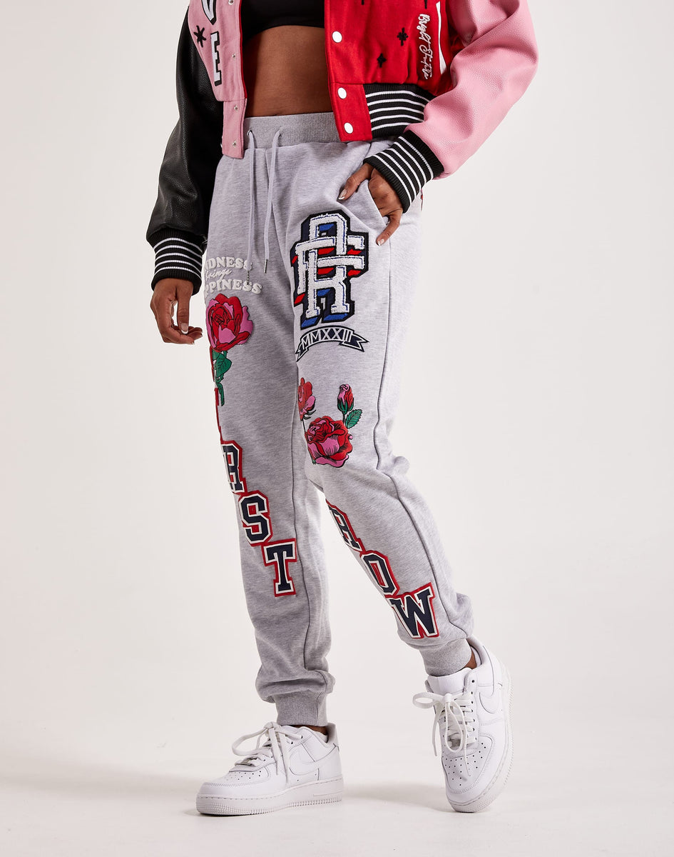 First Row Flower Power Fleece Joggers – DTLR
