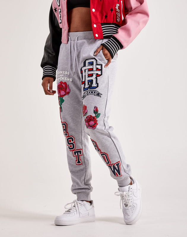 First Row Flower Power Fleece Joggers – DTLR