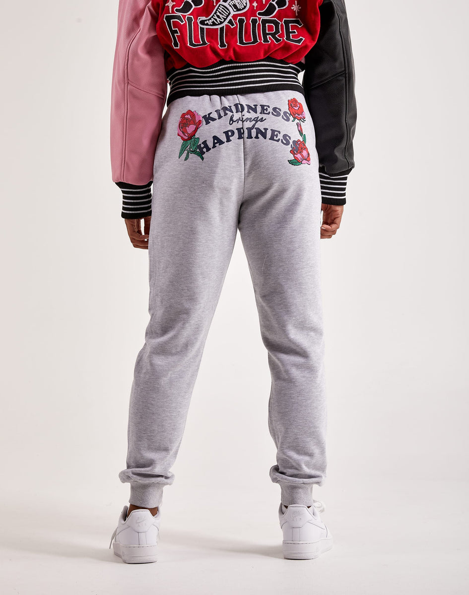First Row Flower Power Fleece Joggers – DTLR