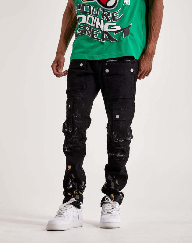 First Row Slim-Straight Cargo Pants – DTLR