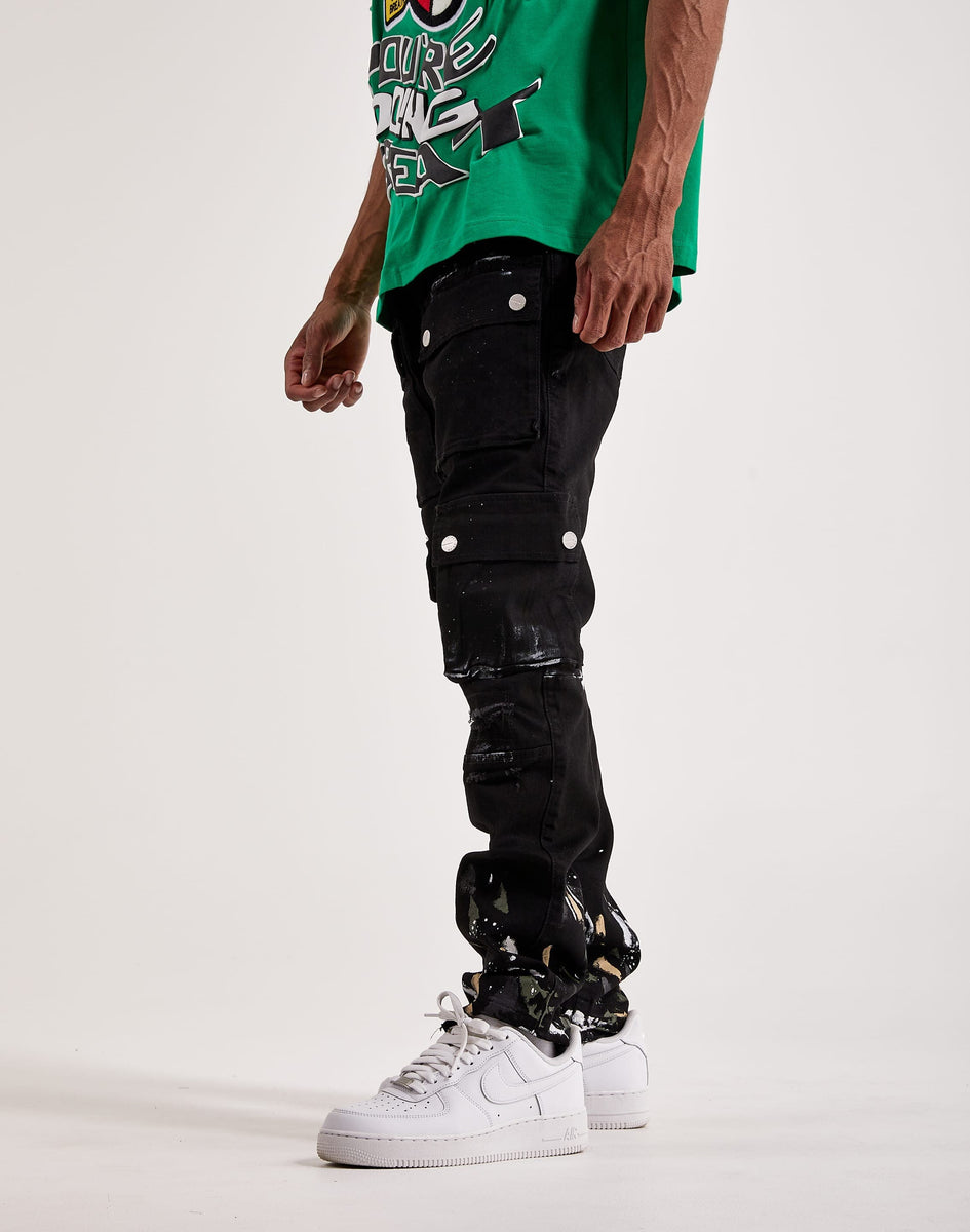 First Row Slim-Straight Cargo Pants – DTLR
