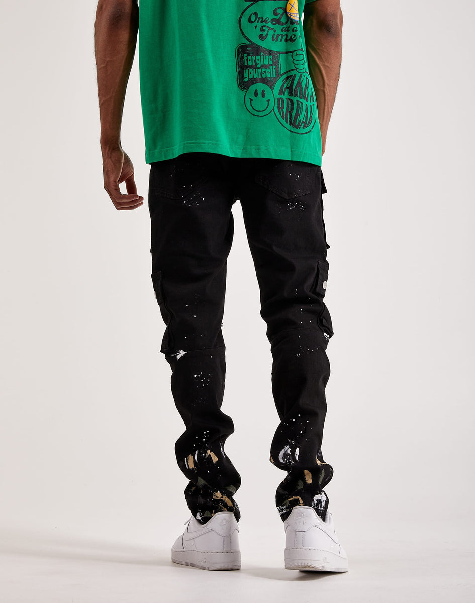 First Row Slim-Straight Cargo Pants – DTLR