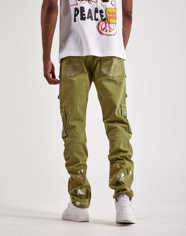 First Row Slim-Straight Cargo Pants – DTLR