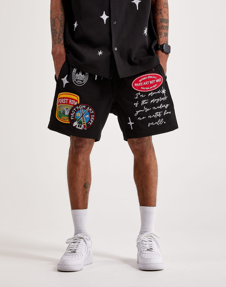 First Row Graphic Woven Shorts – DTLR