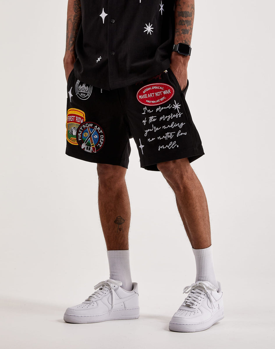 First Row Graphic Woven Shorts – DTLR