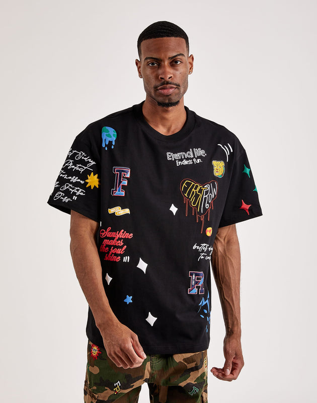 First Row Embroidered Tee – DTLR