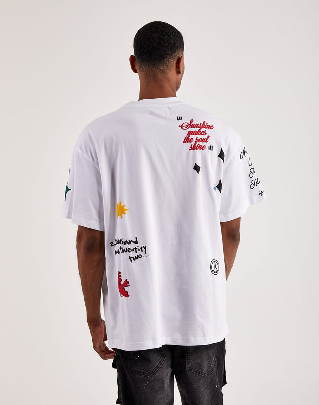 First Row Embroidered Tee – DTLR