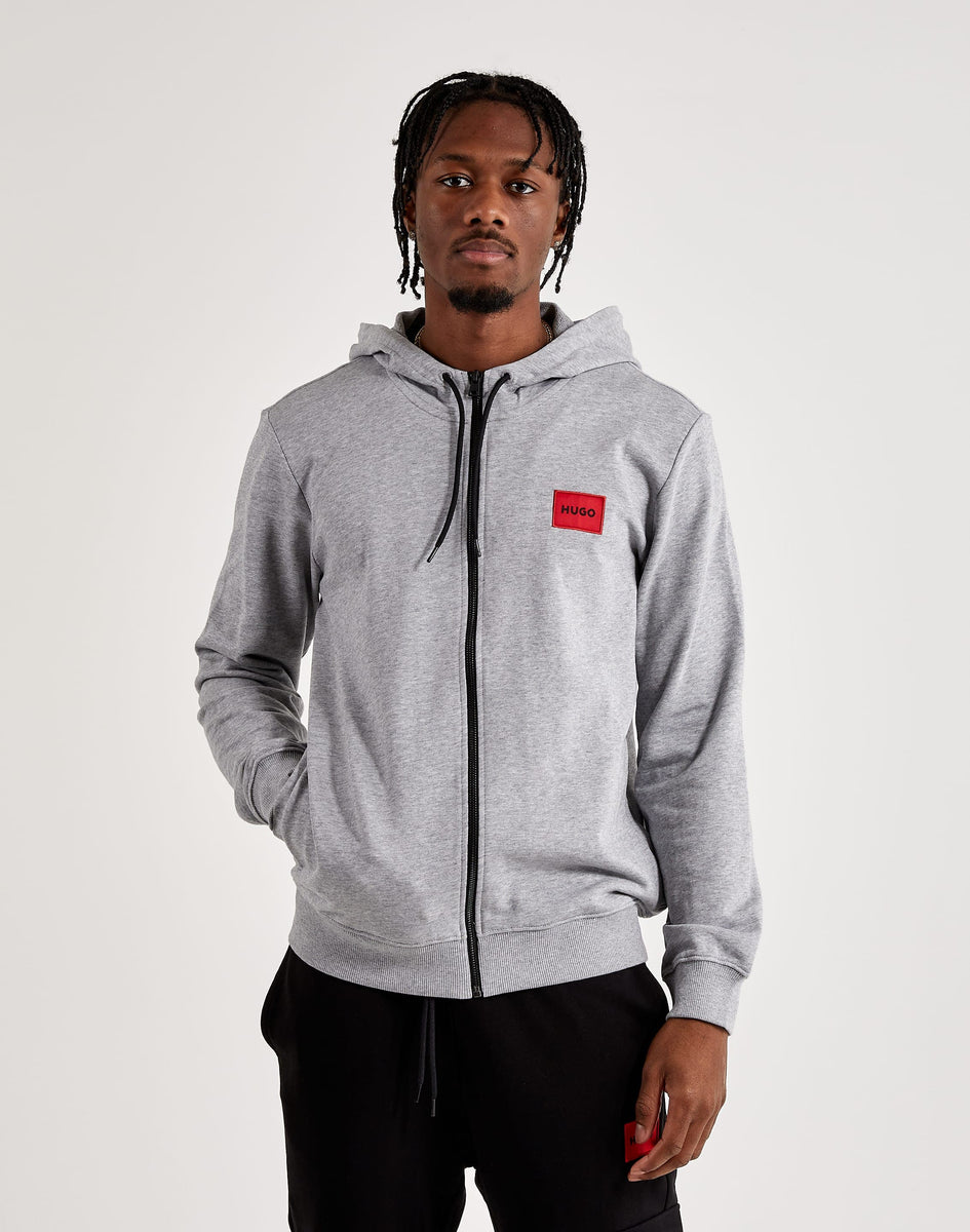 Hugo Box Logo Full-Zip Hoodie – DTLR