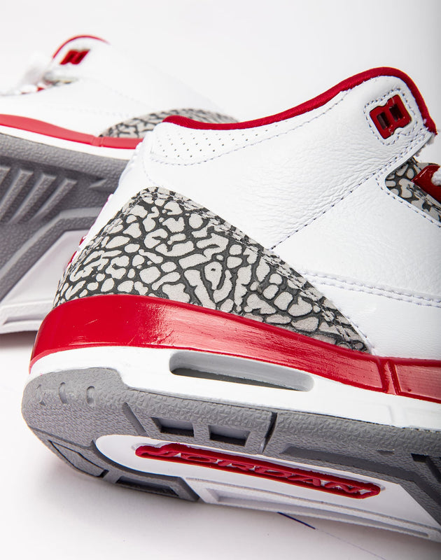 Jordan Air Jordan Retro 3 'Cardinal Red' Grade-School – DTLR